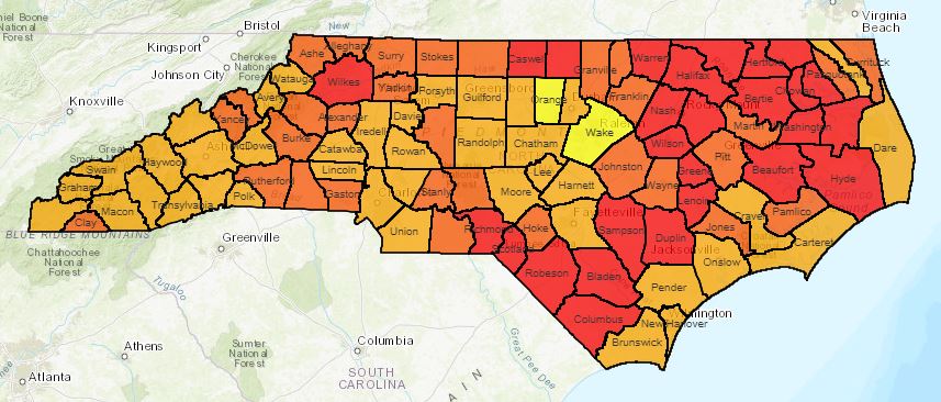 Housing Matters: Mapping Energy Burden – North Carolina Housing Coalition
